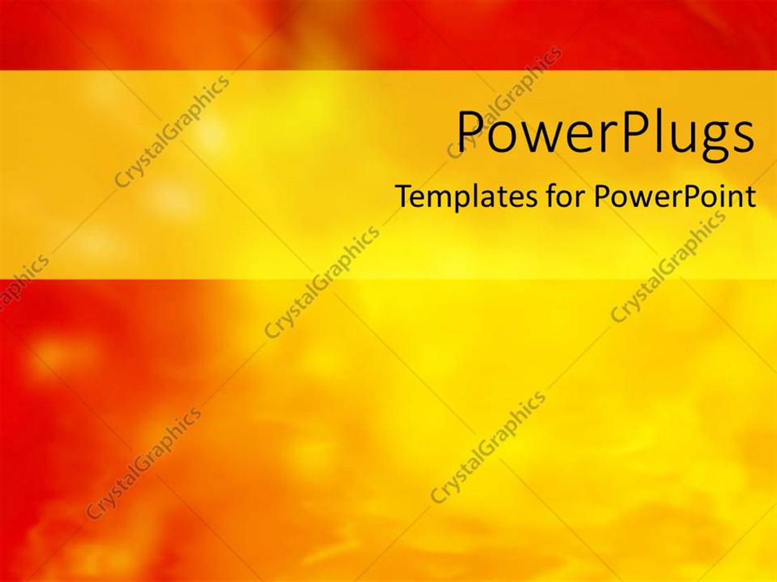 PowerPoint Template: Abstract background in red, orange and yellow with ...
