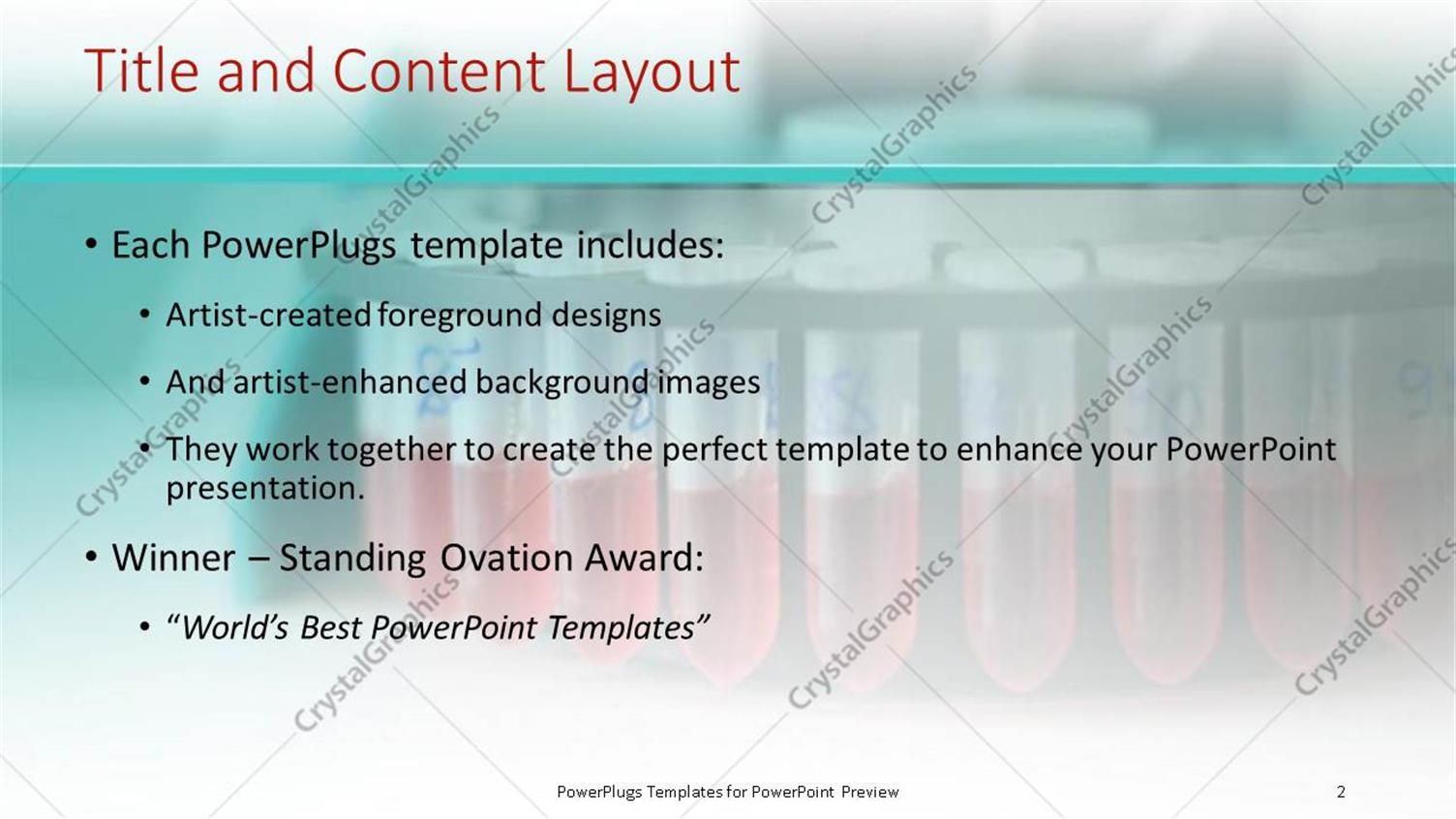Biochemistry Blood Tests Powerpoint Templates