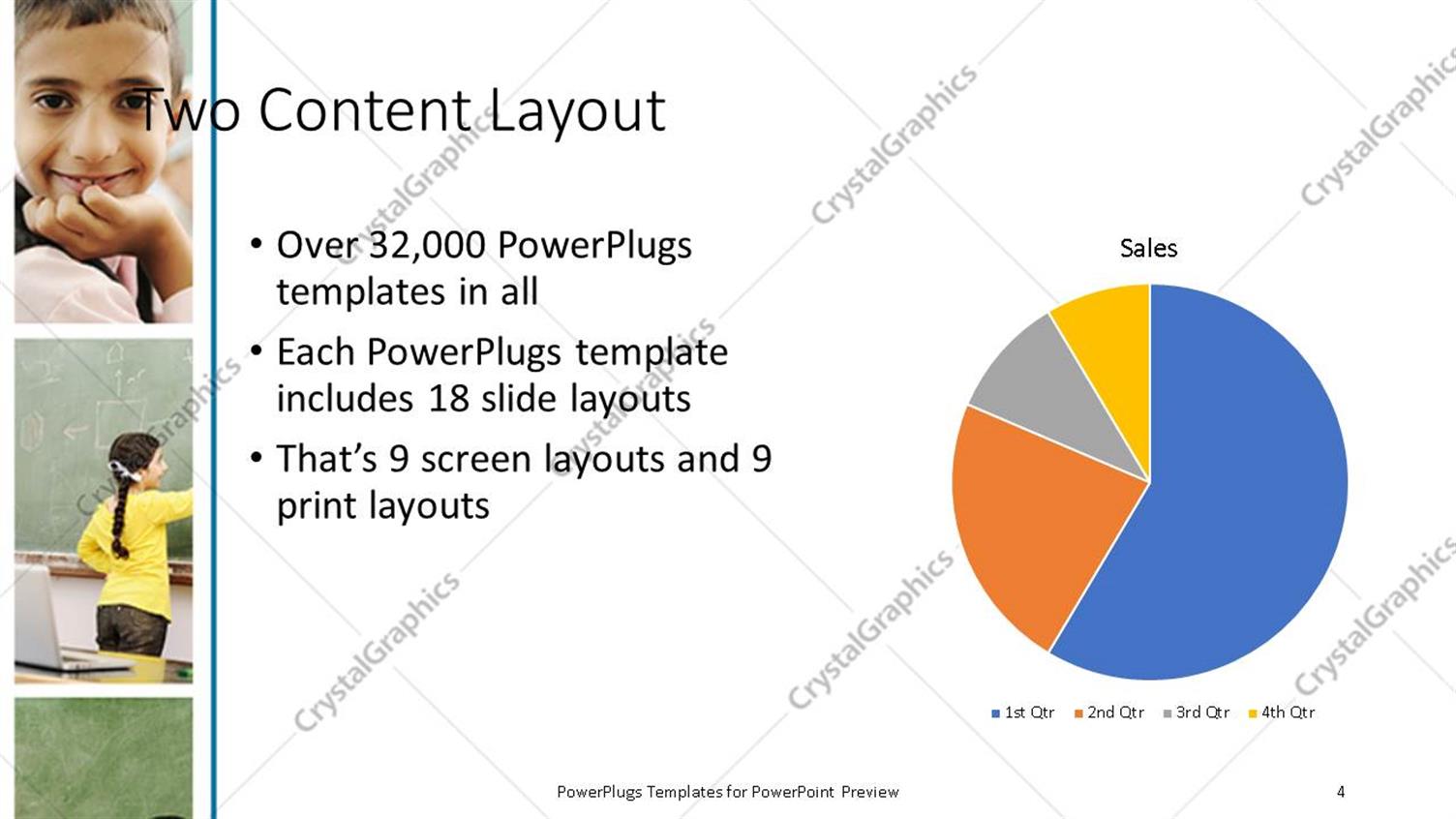PowerPoint Template: Collage of beautiful students and teacher learning ...