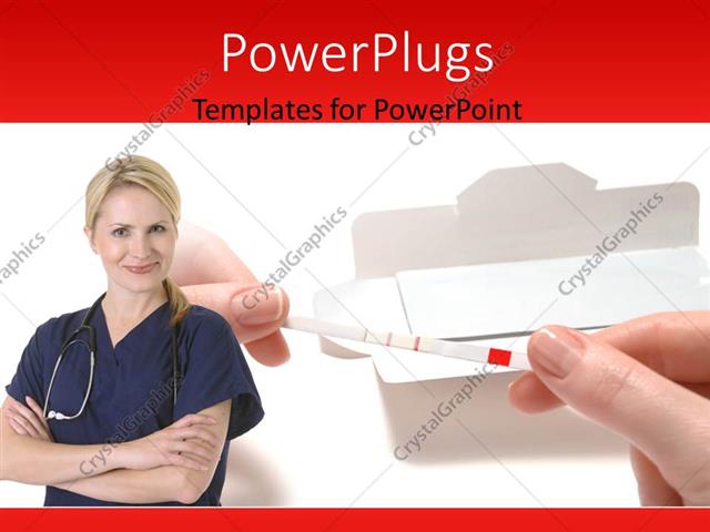 PowerPoint Template: a doctor with white background and place for text ...