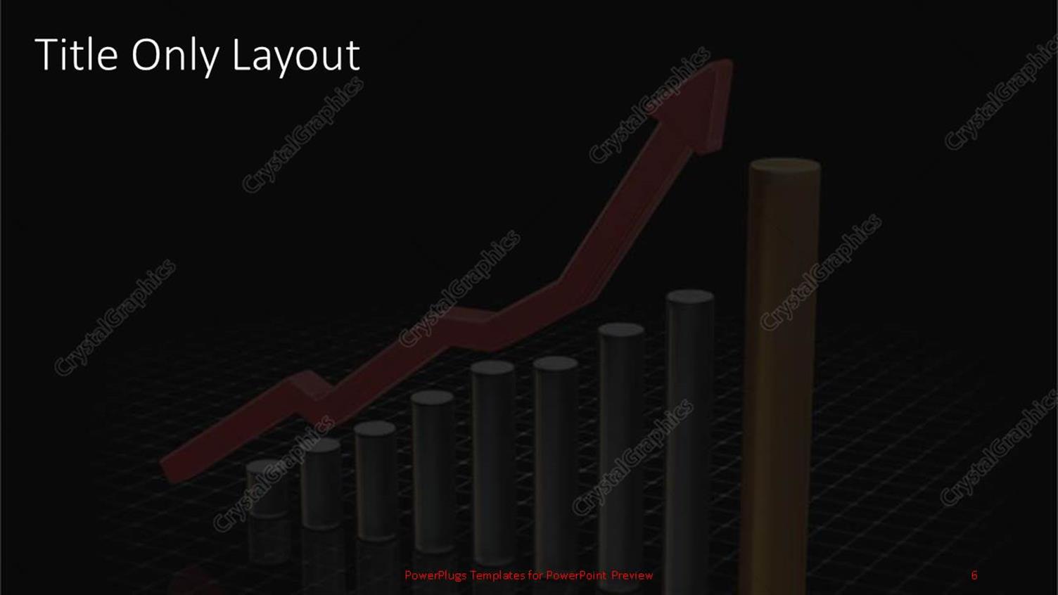 PowerPoint Template: growing profit increasing graphs bar charts ...