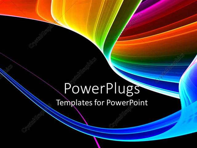 PowerPoint Template: a multicolored background with place for text (417)