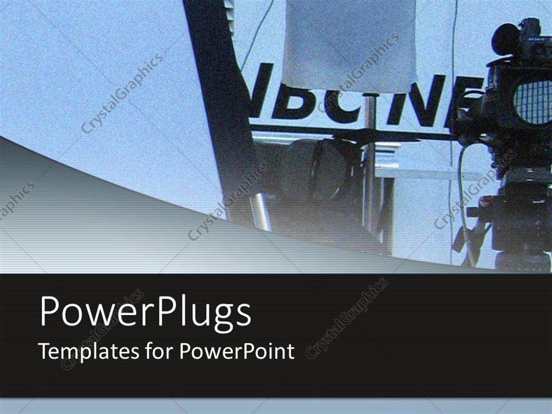 PowerPoint Template: news reporting background with place for text (4519)