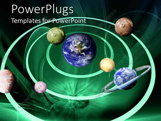 PowerPoint Template: all the planets of the solar system together ...