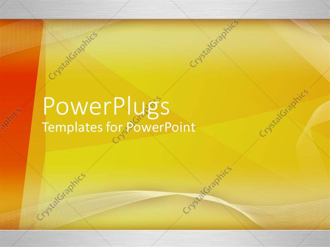 PowerPoint Template: a yellowish background with place for text (4751)