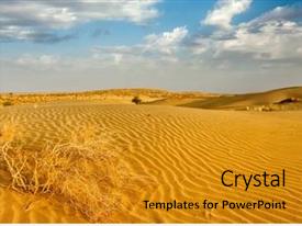 16 9 Panorama Of Dunes Of Thar PPT template 2 | CrystalGraphics