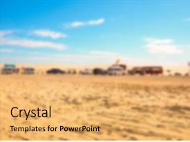 Abstract Blur Desert PPT template 44 | CrystalGraphics