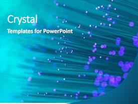 Photonic Abstract Internet Technology Fiber PPT template 71 ...