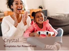 African American Woman PPT template 77 | CrystalGraphics