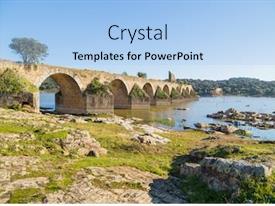 Ajuda Bridge Over The Guadiana PPT template 66 | CrystalGraphics