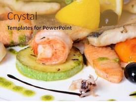Allsorts From Fish And Seafood PPT template 6 | CrystalGraphics