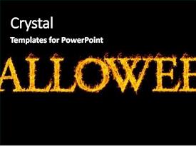 Alphabet Border Halloween PPT template 34 | CrystalGraphics