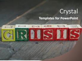 Alphabet Wood Blocks Forming PPT template 22 | CrystalGraphics