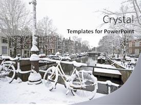 Amsterdam In Winter PPT template 85 | CrystalGraphics