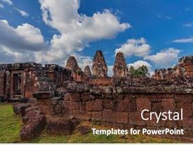 Ancient Buddhist Khmer Temple PPT template 40 | CrystalGraphics