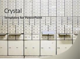 Antique Safe Deposit Boxes PPT template 79 | CrystalGraphics