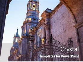 Arequipa City In Peru South PPT template 96 | CrystalGraphics