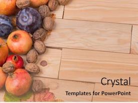 Autumn Composition From Top Free PPT template 71 | CrystalGraphics