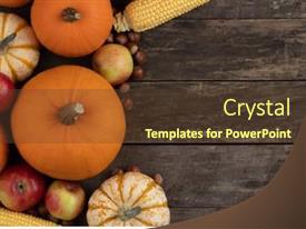 Autumn Harvest Still Life PPT template 46 | CrystalGraphics