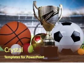Award Winning And Championship Concept PPT template 47 | CrystalGraphics
