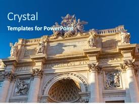 Beautiful Architecture Of The Trevi PPT template 88 | CrystalGraphics