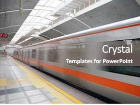 Beijing Metro Transit Vehicle PPT template 70 | CrystalGraphics