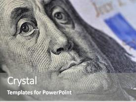 Benjamin Franklin From Hundred Dollars PPT template 24 | CrystalGraphics