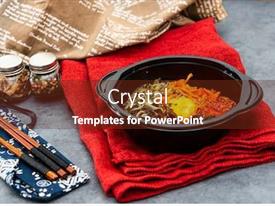 Bibimbap Rice Vegetables Minced Marinated PPT template 28 | CrystalGraphics