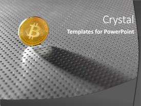 Bitcoin Btc Coin Shadow PPT template 62 | CrystalGraphics