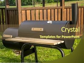 Black Grill With Chimney PPT template 8 | CrystalGraphics