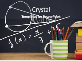 Animation Mathematics Blackboard Graphics Of PPT template 97 ...