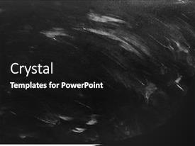 Blackboard With Traces Of Chalk PPT template 32 | CrystalGraphics