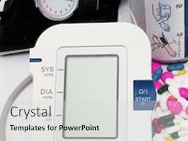 Blood Pressure Device And Device PPT template 50 | CrystalGraphics