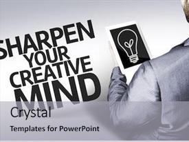 Brain Marketing Business Man With The Text PPT template 94 ...