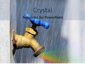 Brass Water End Of Line PPT template 64 | CrystalGraphics