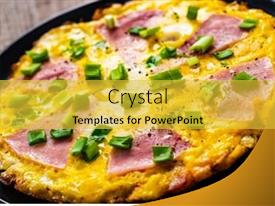 Breakfast Scrambled Eggs With Ham PPT template 38 | CrystalGraphics