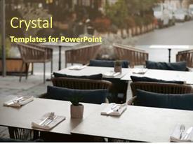 Budapest Cafe Tables Autumn Mood PPT template 63 | CrystalGraphics
