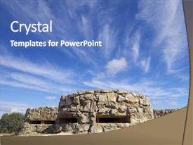 Bunker Used In The Spanish PPT template 82 | CrystalGraphics