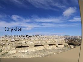 Bunker Used In The Spanish PPT template 80 | CrystalGraphics