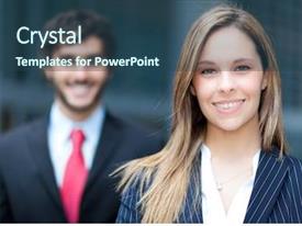 Business Partners In An Urban PPT template 79 | CrystalGraphics