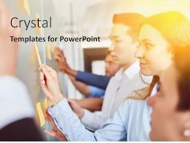 Business People As A Creative PPT template 76 | CrystalGraphics