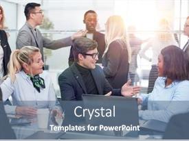Business People Working Together PPT template 13 | CrystalGraphics
