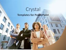 Business Teamwork And Leadership Concept PPT template 82 | CrystalGraphics