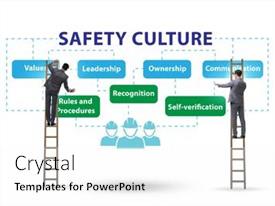 Hse Businessman In Safety Culture Concept PPT template 86 | CrystalGraphics