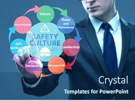 Businessman In Safety Culture Concept PPT template 12 | CrystalGraphics