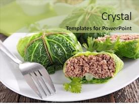 Cabbage And Beef PPT template 14 | CrystalGraphics