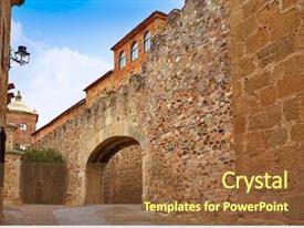 Caceres Arco De La Estrella PPT template 71 | CrystalGraphics