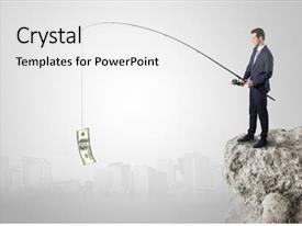 Cash From A Huge Rock PPT template 21 | CrystalGraphics