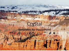 Cedar Breaks In Autumn Season PPT template 64 | CrystalGraphics