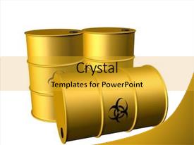 Chemical Safety Drums Biohazard Barrels PPT template 37 | CrystalGraphics